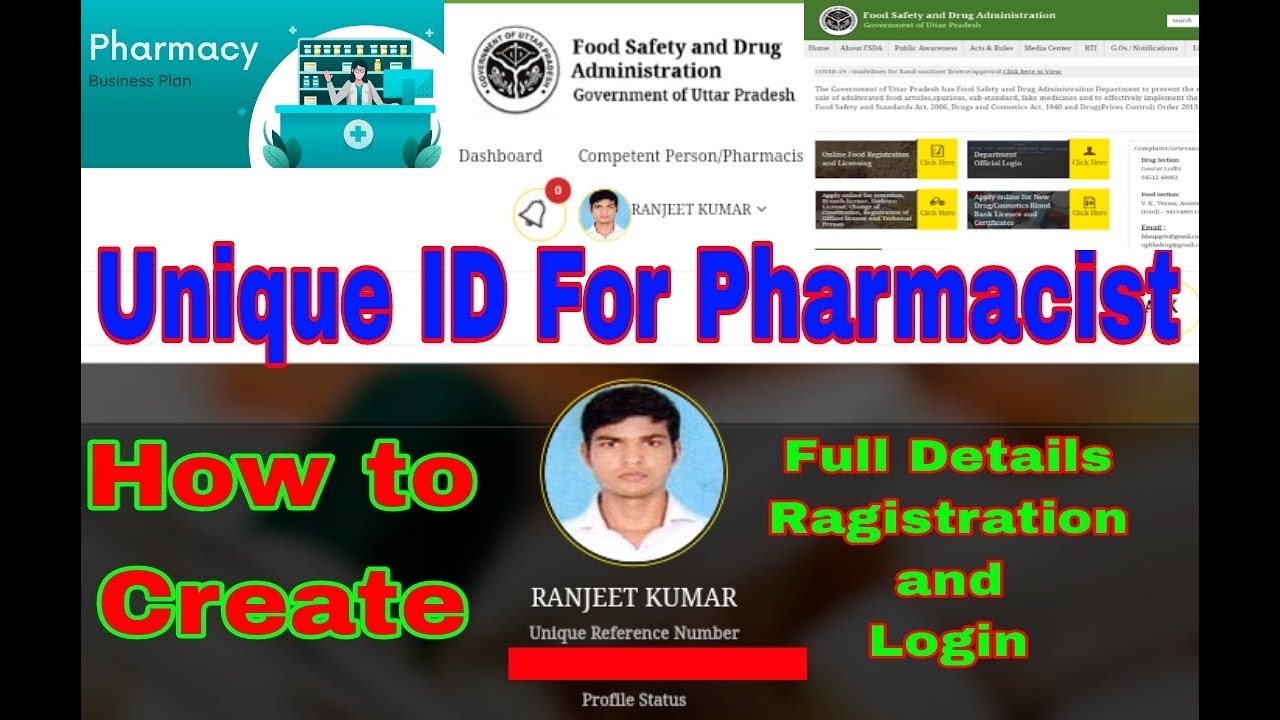 Unique ID For Pharmacist - YouTube