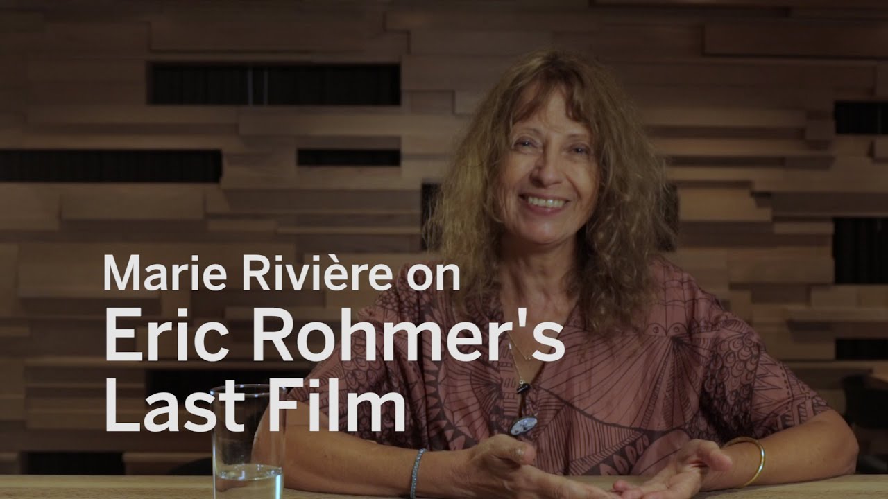Marie Rivière on Eric Rohmer's Last Film - YouTube