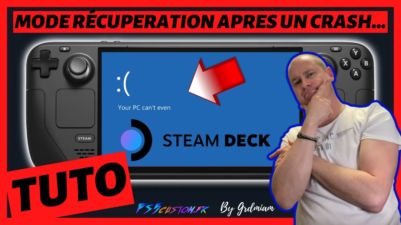 TUTO STEAM DECK recovery mode, sauvez votre console - YouTube