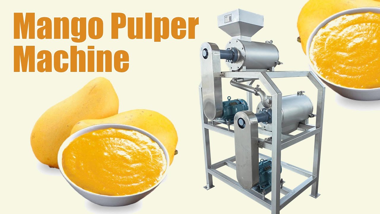 How to Make Mango Pulp with a Juicer Machine? #mangopulp #mangojuice ...