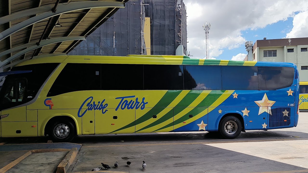 How To Take Caribe Tours Bus From Santo Domingo To Santiago | 4K Caribe ...