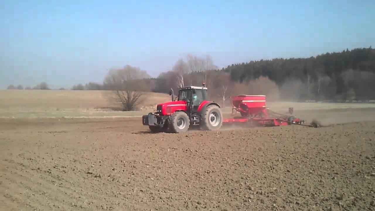 Massey Ferguson 8250 Xtra + Horsch Pronto 6DC .mp4 - YouTube