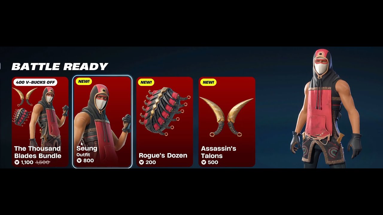 New (The Thousand Blades Bundle) - March 19 2025 item shop [Fortnite ...