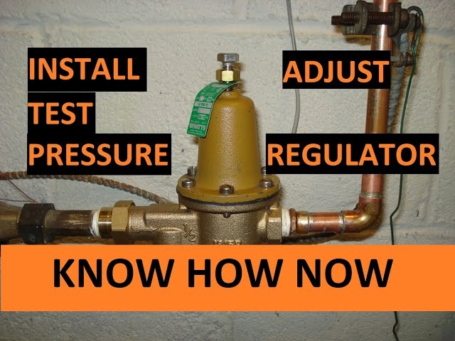 Main Water Line Pressure Valve What Causes Low Water Pressure In The