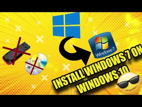 How To Return Windows 7 on Windows 10 Without USB/DVD/CD #windows7-10 #installation #tutorial ...