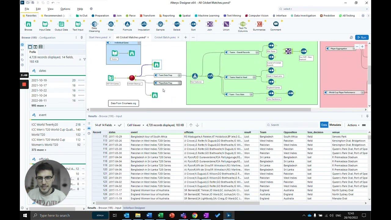 Sports Analytics - Cricket Analysis Part 1 - YouTube