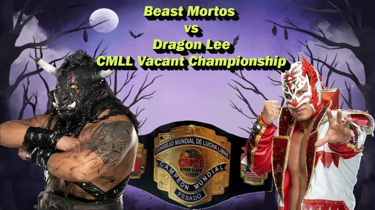 UFW - Beast Mortos vs Dragon Lee - Vacant CMLL Championship #wwe2k24 ...