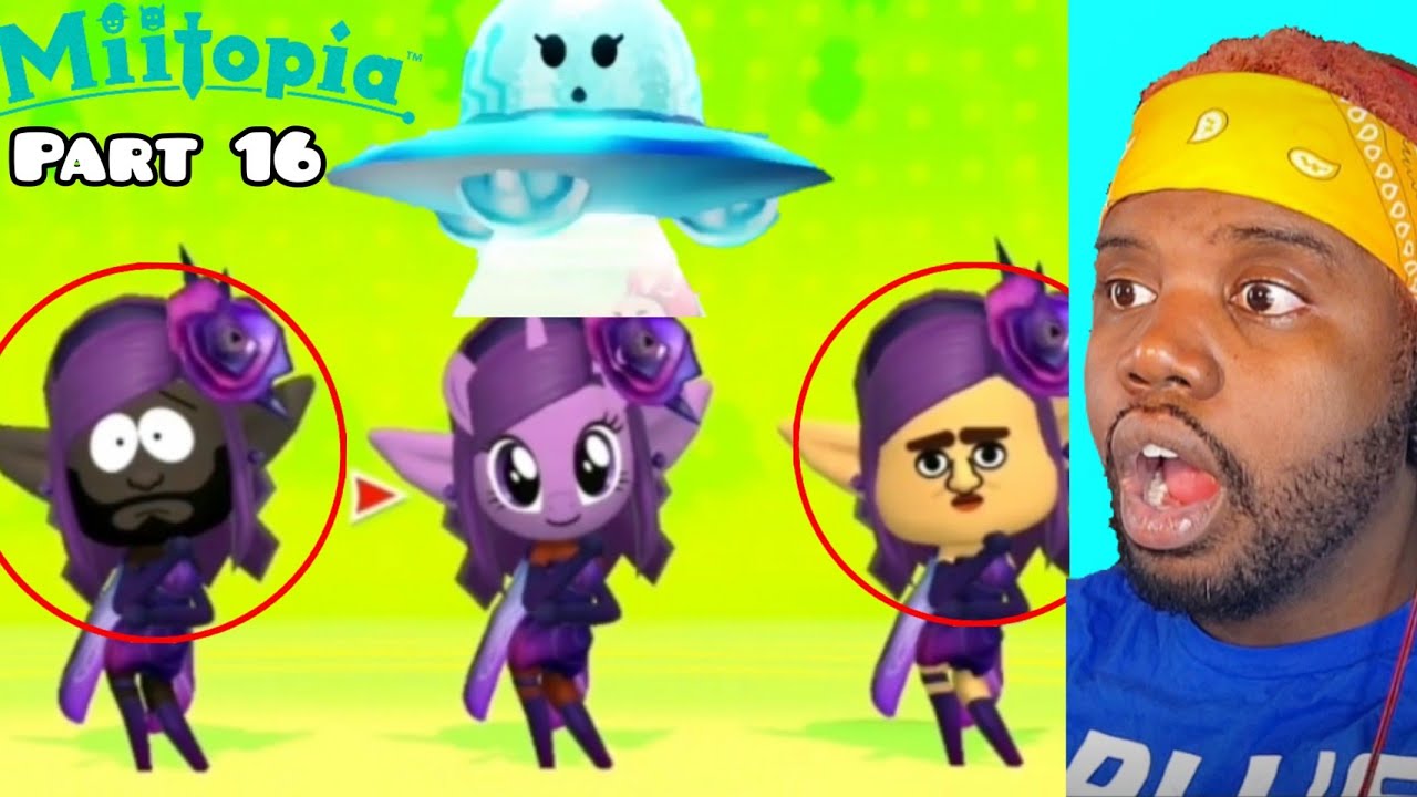 Alien abduction... the most normal part of this video! Miitopia ...