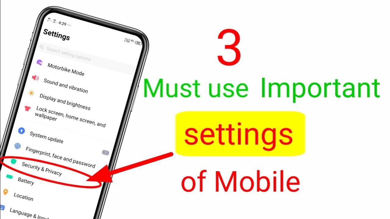 3 Most important settings on Android Mobile you must know. Most ...