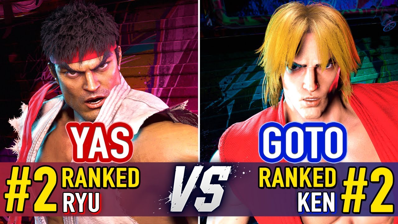 SF6 🤜 YAS (#2 Ranked Ryu) vs Goto (#2 Ranked Ken) 🤛 SF6 High Level ...