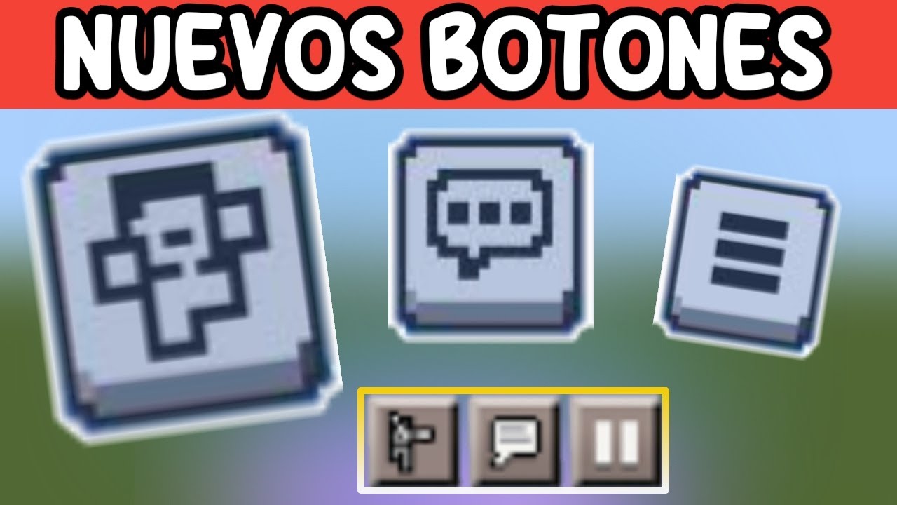 NUEVOS BOTONES de Minecraft pe 1.20 / Minecraft bedrock nuevos botones ...