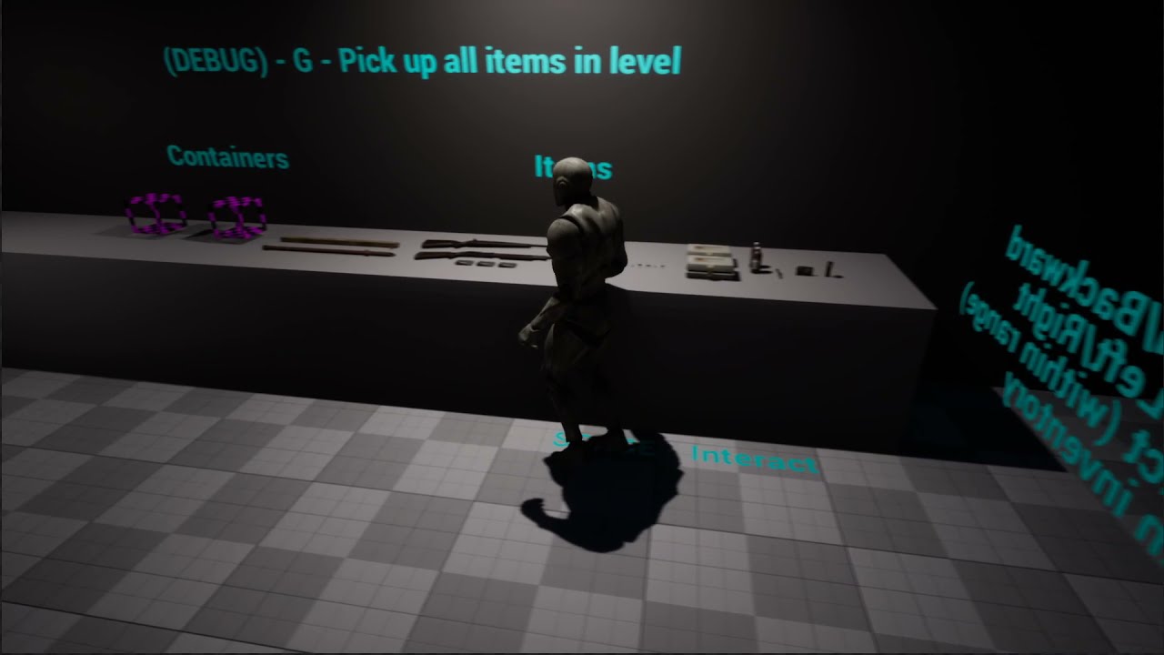 Unreal Engine 4 Survival horror inventory system - YouTube