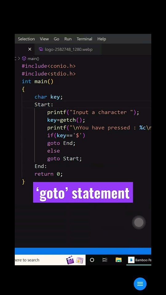 Goto Statement In C Programming Shorts Programming Cprogramming Programmingshorts