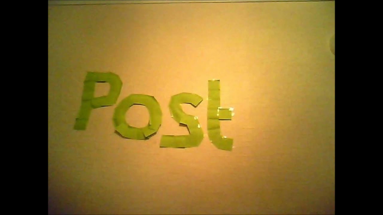 Post-it Pacman - YouTube