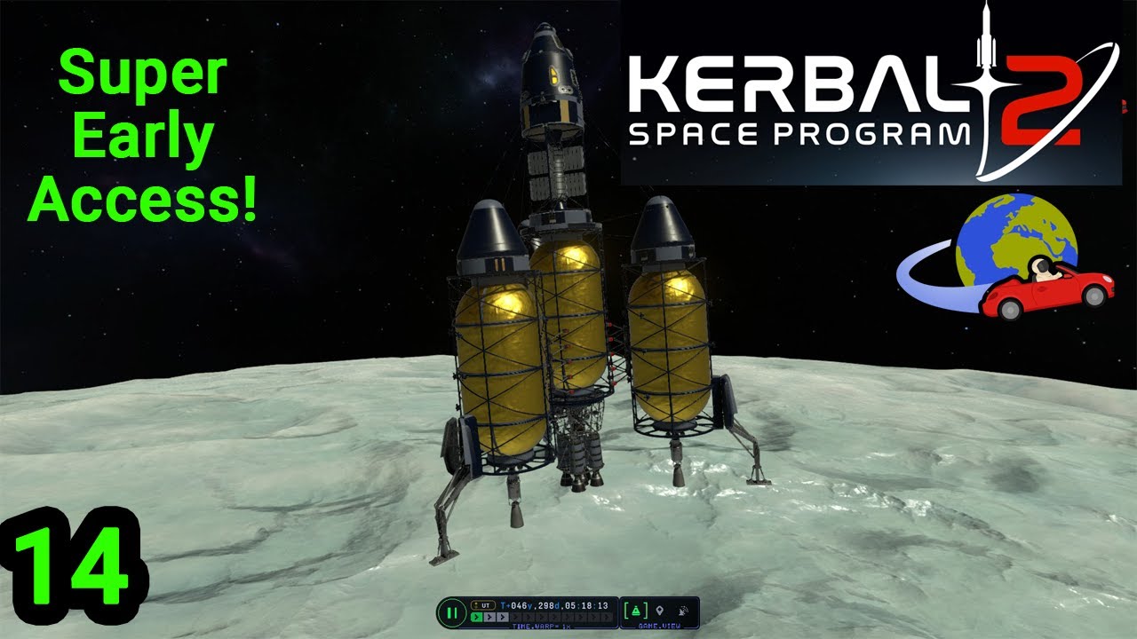 Landing on Eeloo with the updated Kerbal Space Program 2! Ep 14 - YouTube
