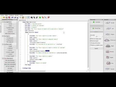 PSeInt mi_primer_algoritmo_Adam Senhaji Bassim.psc - YouTube