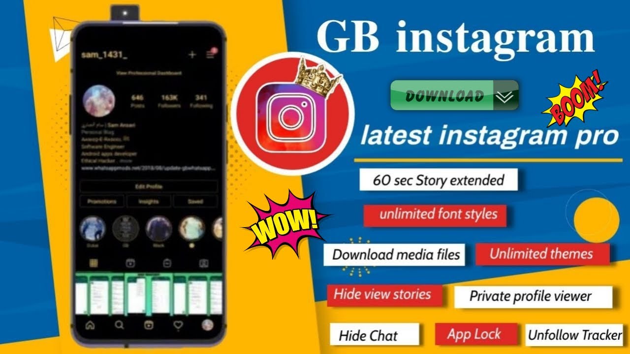 Gb insta pro || Gb instagram 2022 new version || Gb insta pro new ...