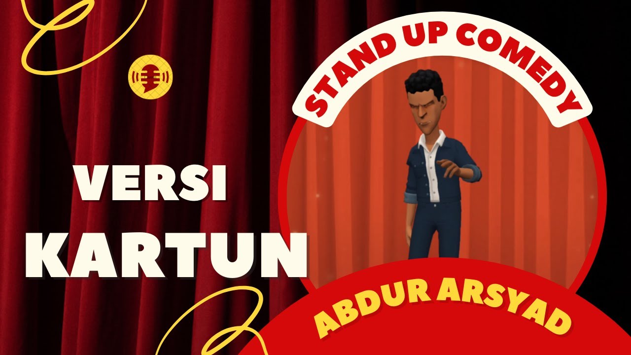 "Stand-Up Komedi Abdur Arsyad Dalam Versi Kartun: Oma Saya Penonton ...