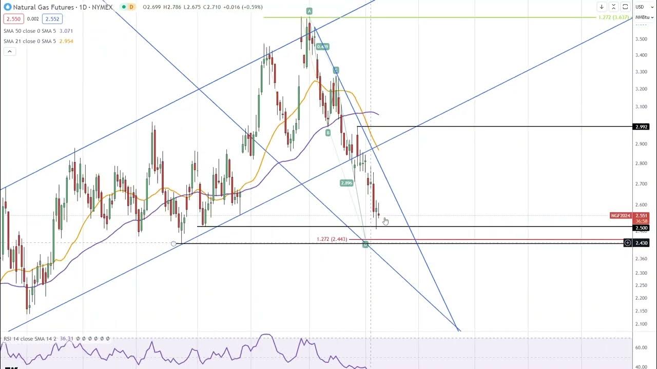Natural Gas Forecast Video for 11.12.23 by Bruce Powers for FX Empire - YouTube