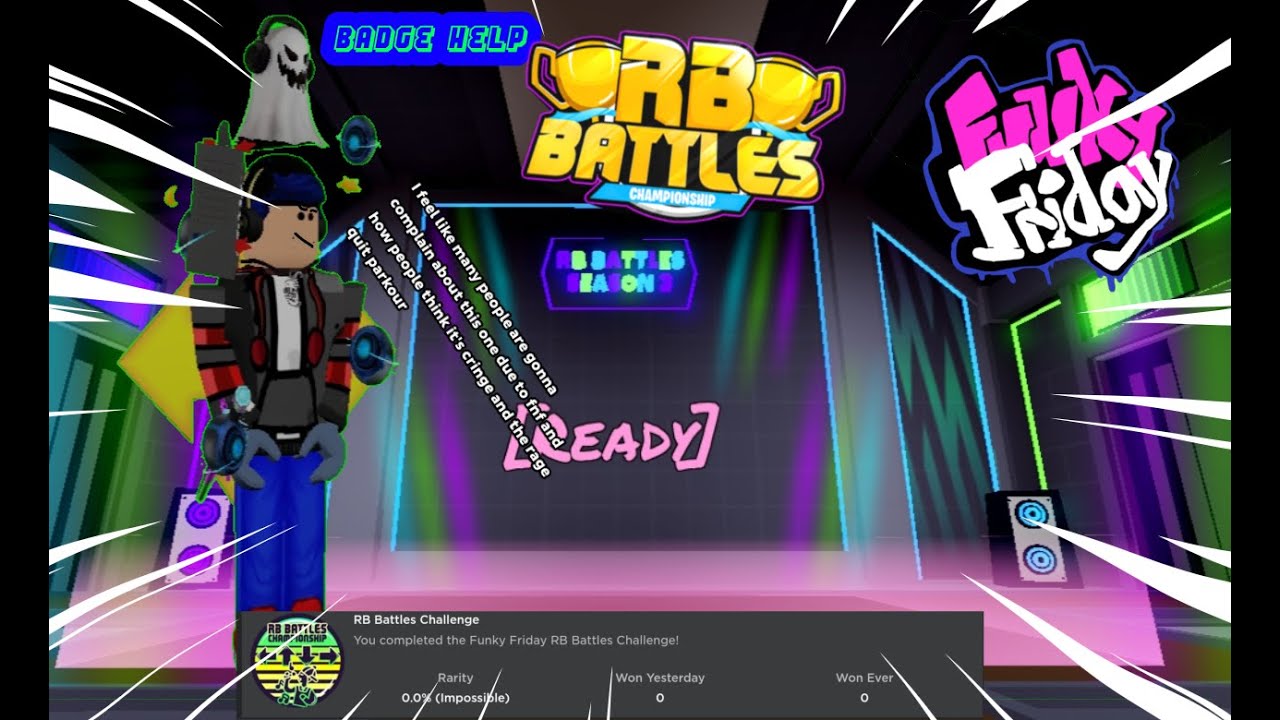 RB BATTLES EVENT - FUNKY FRIDAY [FNF RBLX] RB S3 BADGE HELP - YouTube