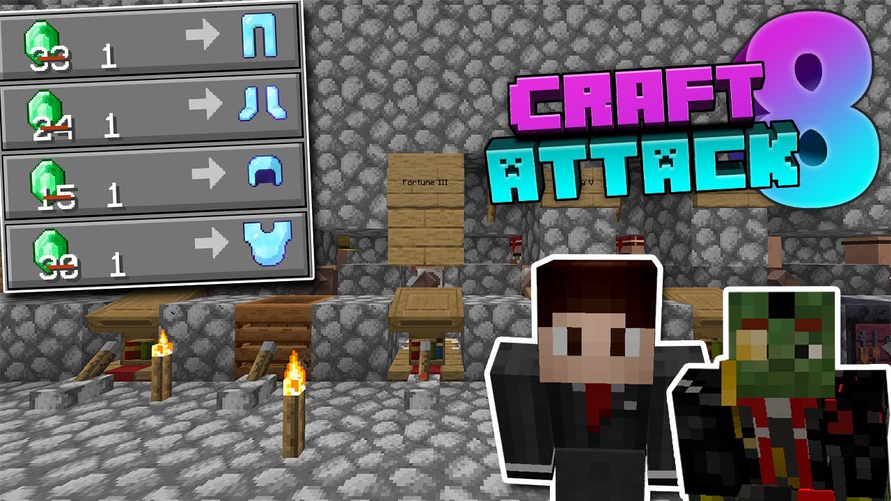 1 EMERALD für ALLES?! Wir ZERSTÖREN die CRAFT ATTACK SHOP Preise ...