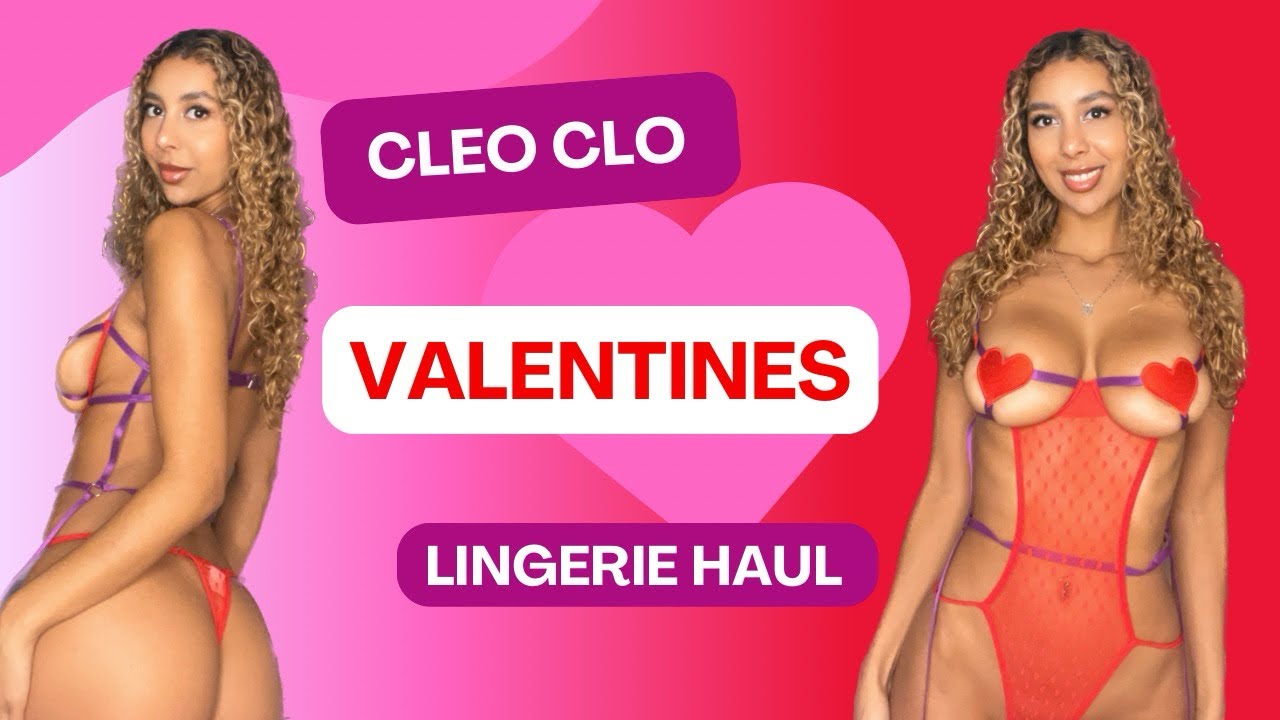 Cleo Clo | Valentines Day Lingerie Haul 😍 | See through, G string, Thongs and Bras - YouTube