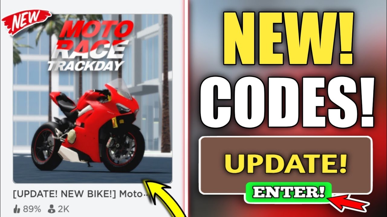 *NEW* [BIKE!] WORKING CODES FOR MOTO TRACK DAY PROJECT IN 2023 ...