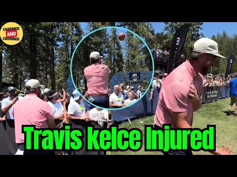 Travis Kelce INJURES Shoulder Throwing Ball at Golf Tournament! #NFL ...
