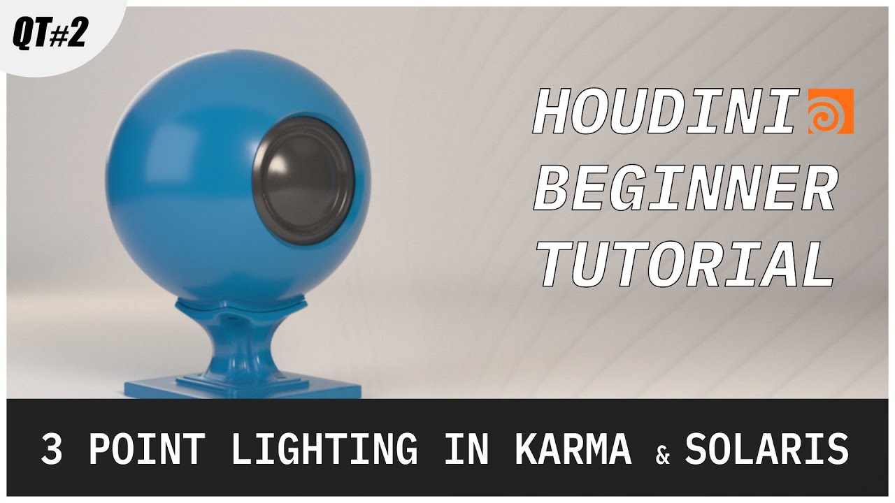 3-Point Lighting in Houdini with Karma – Quick Tutorial #2 - YouTube
