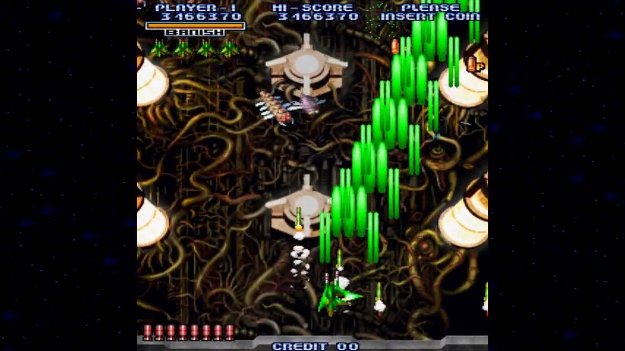 [HD] Cyvern Stage 5 End Loop1 1998 Kaneko Mame Retro Arcade Games - YouTube