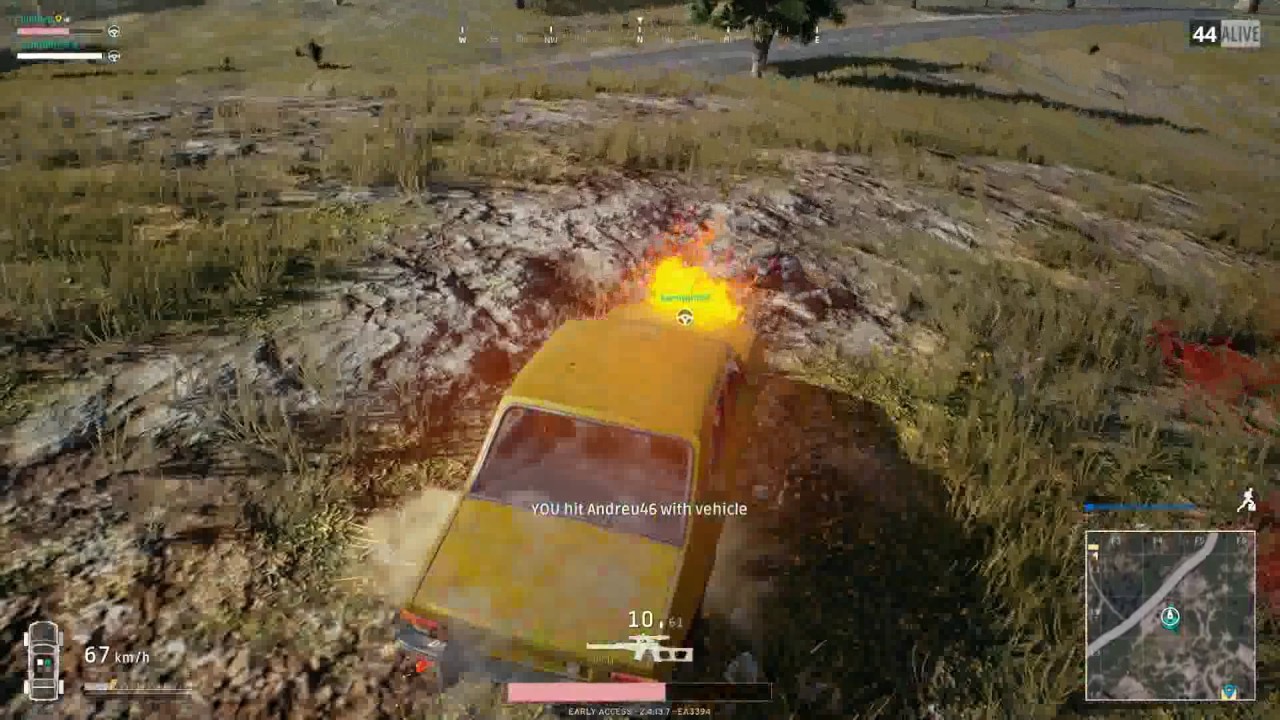 PUBG Car Explosion - YouTube