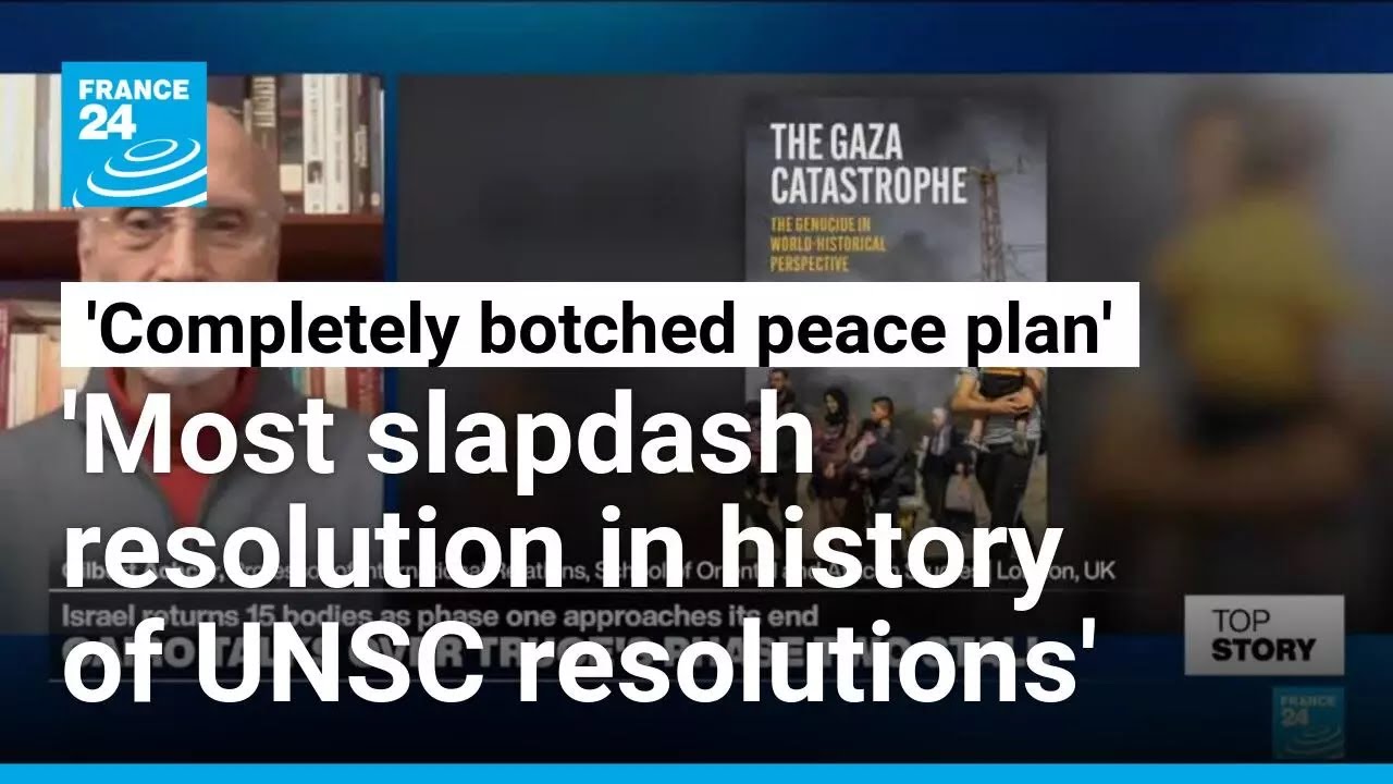 Dr Achcar: Trump's Gaza plan 'most slapdash peace plan in the history ...