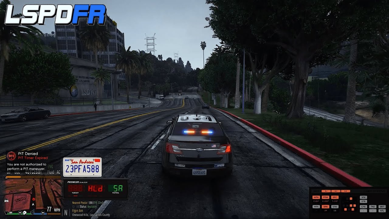GTAV LSPDFR II ULTRA REALISTIC PATROL/NEW 4K GRAPHICS II FPIS LSPD ...