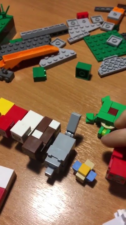 Улучшенные животные для мира Майнкрафт #lego #minecraft #лего # ...