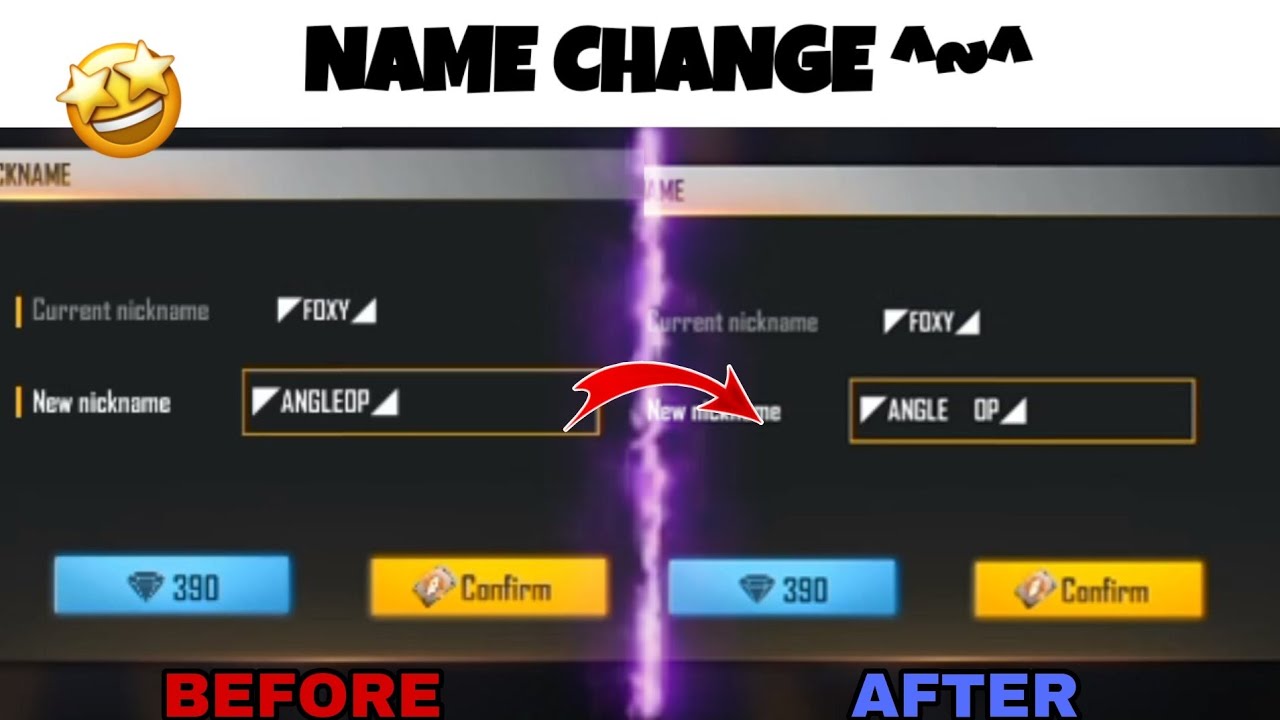 HOW TO PUT SPACE IN FREE FIRE NAME NAME CHANGE YouTube HOW TO PUT SPACE IN FREE FIRE NAME NAME CHANGE YouTube