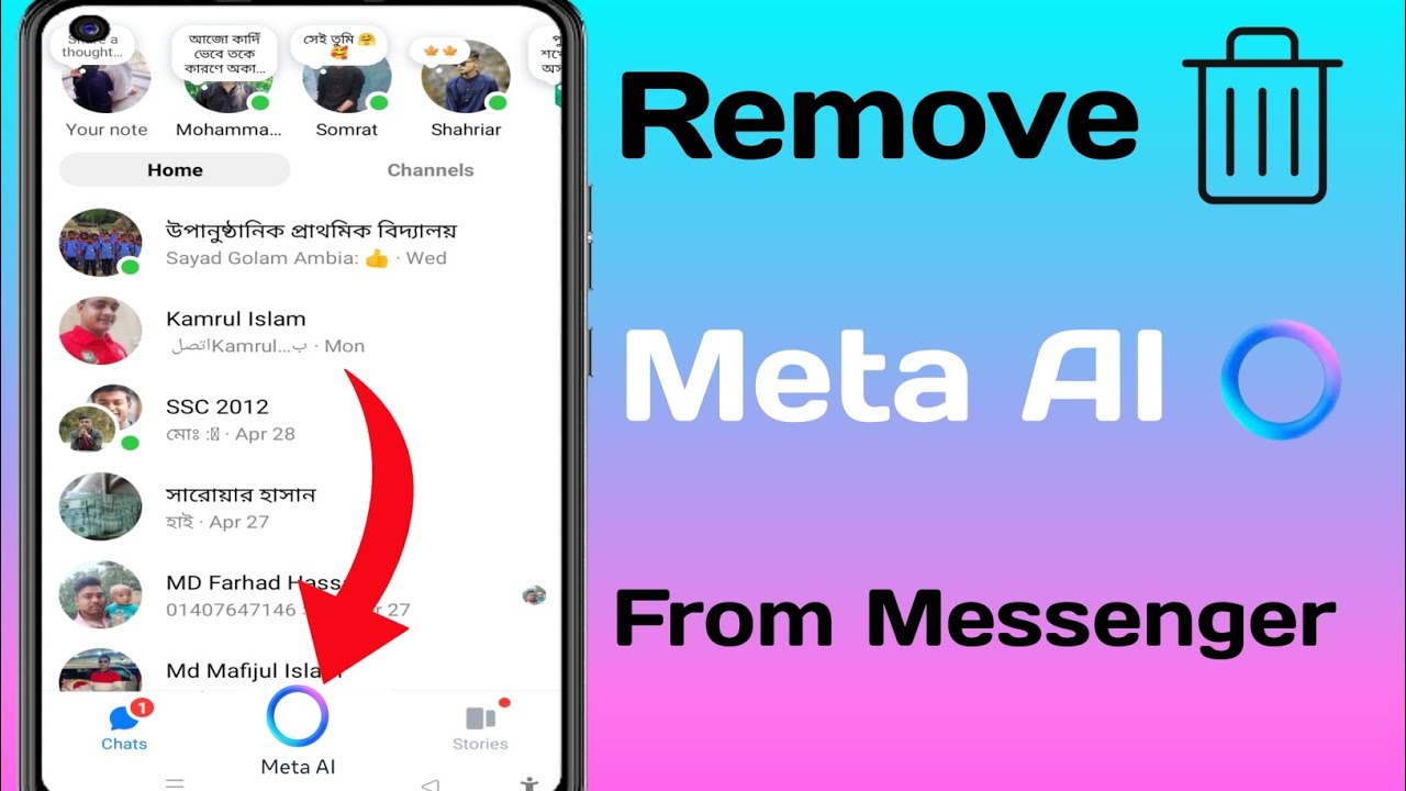 How To Remove Meta AI From Messenger ( 2024 ) | Delete Meta Ai From Messenger - YouTube