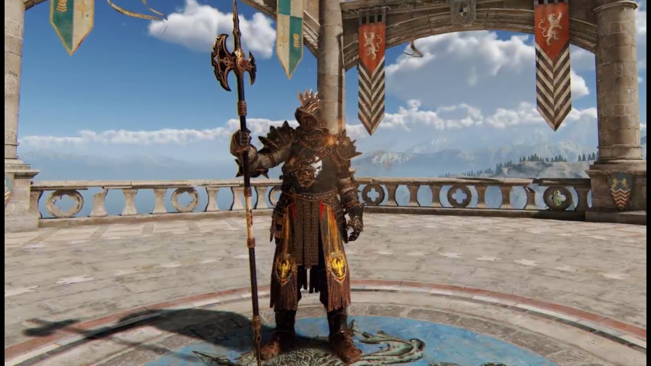 For Honor Fashion: Lawbringer (Spiked Blade) Build - YouTube