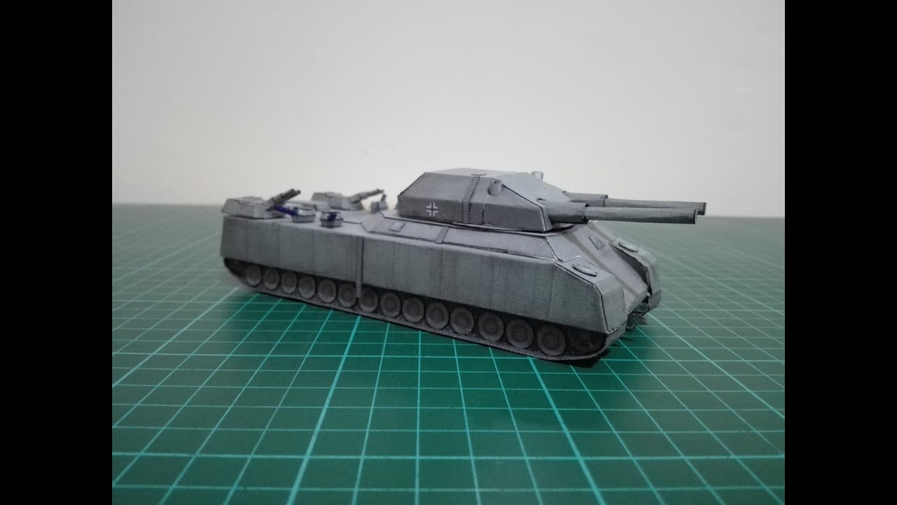 Landkreuzer P.1000 Ratte PARTE II | PAPERCRAFT TUTORIAL - YouTube