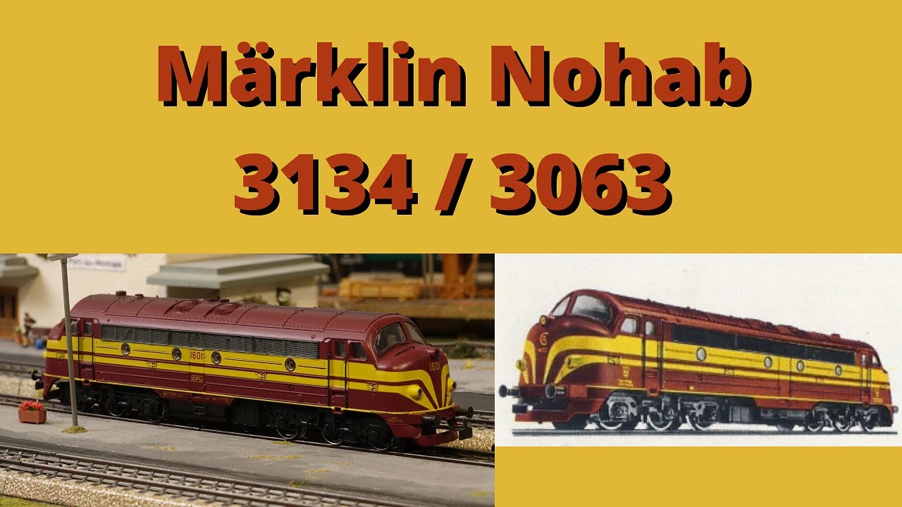 Märklin Nohab 3134 und die ersten HAMO Lokomotiven waren Wechselstrom ...