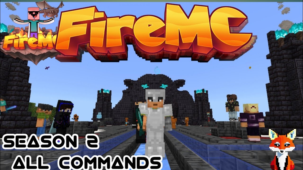 All commands of Fire MC season 2 @PSD1 - YouTube