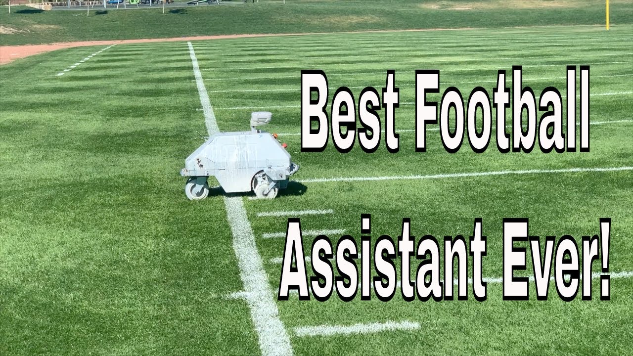 Painting our Football Field with the Turf Tank One - YouTube