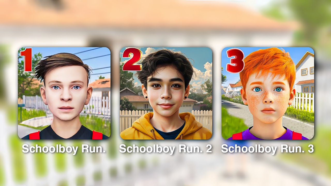 SCHOOLBOY RUNAWAY 1'2 & 3 Full Gameplay | New Schoolboy Runaway Escape ...