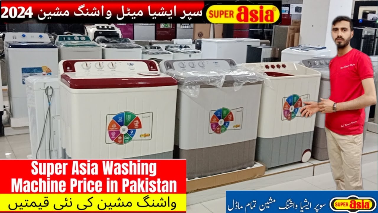 Super Asia Washing Machine Price in Pakistan 2024 | Twin Tub all Model ...