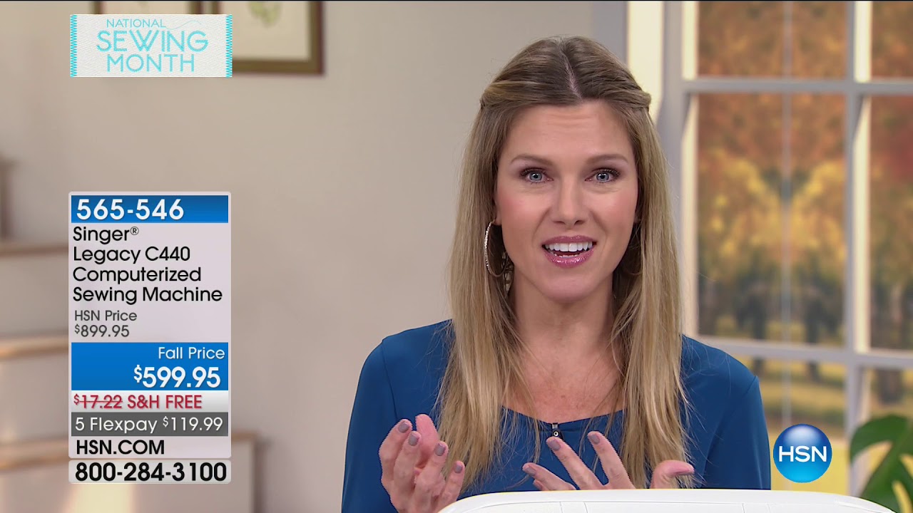 HSN | Sewing Solutions featuring Singer 09.06.2017 - 09 AM - YouTube