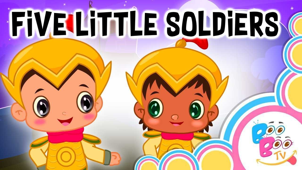 FIVE LITTLE SOLDIERS | English Rhymes | Nursery Rhymes | Animation ...