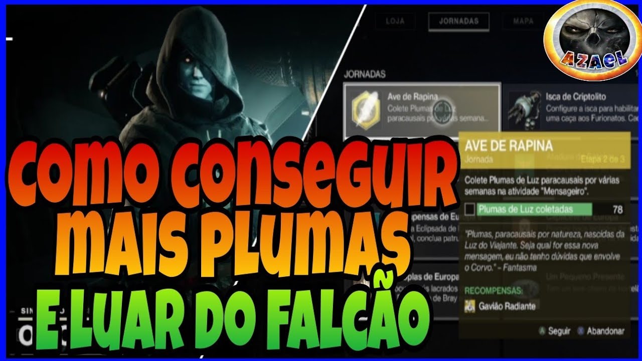 Como conseguir mais Plumas e Luar do Falcão infinitas? - Destiny 2 ...