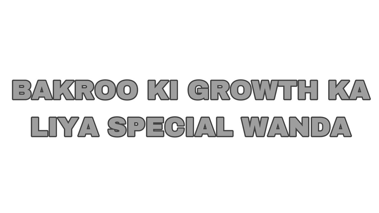 Bakroo ka special Wanda or Achi khuraq kesa banaya for Goat 🐐 - YouTube