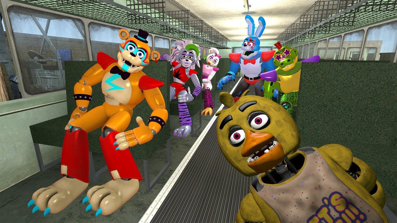 NEW HYPER EXPLODE My new ALL FNAF Security Breach animatronic ...