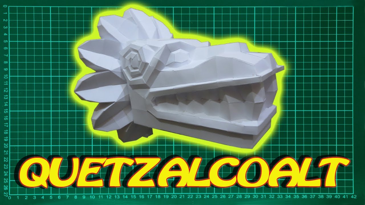 QUETZALCOALT - PAPERCRAFT (PAPEL) - YouTube