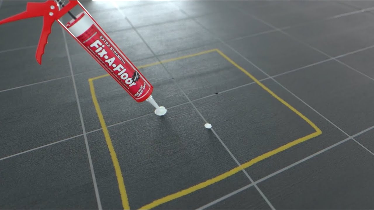 How to repair Loose or Hollow Floor Tiles - Fix-A-Floor - YouTube